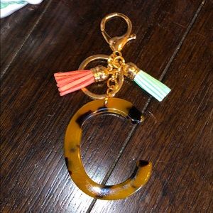 Modern Expressions | Accessories | Momogram Keychain Letter C Green ...